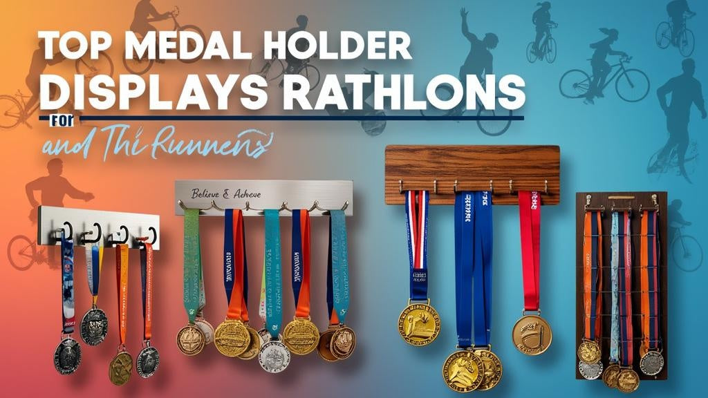Top Medal Holder Displays for Triathletes and Runners – Vorlich Technology